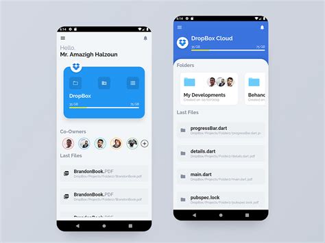 cloud storage manager flutter source code on behance