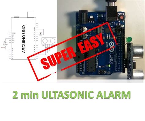 2 minute ultrasonic alarm arduino alarm ultrasonic images