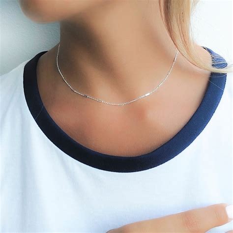 Silver Choker Collar