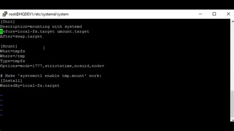 step by step process of how to mount volumes using systemd unit file in