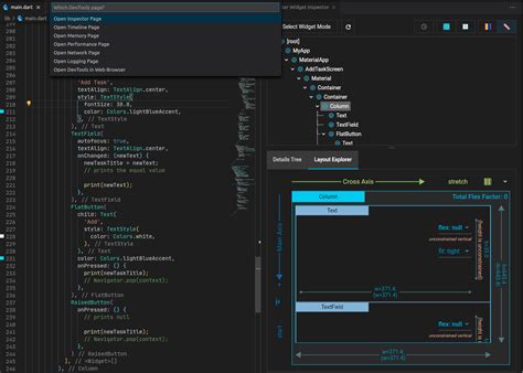 [solved] where can i find flutter layout inspector in visual code