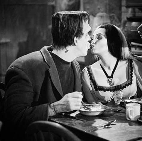 Herman And Lily Munster Kissing The Munsters Valentines Sale Urban