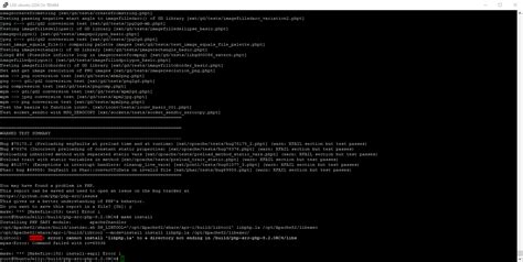 libtool error error cannot install libphp la to a directory not