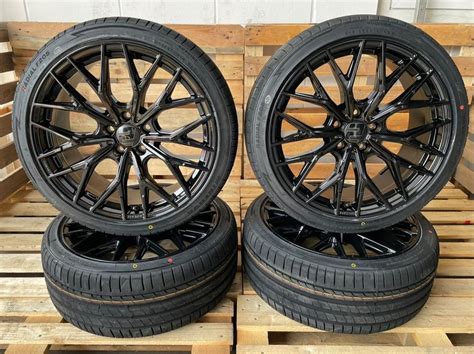 18 Zoll 2drv Wh37 Wheelworld 5x112 Felgen Schwarz Glanz 225 40