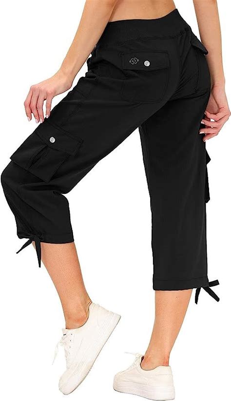 Mofiz Womens Hiking Capris Pants Lightweight Quick Dry