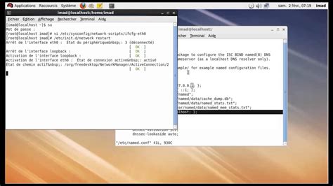 installation and configuration dns sous linux redhat youtube