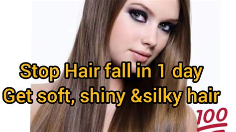 How To Stop Hair Fall Naturally Get Shiny Long Thicker Hair 100