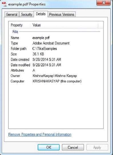 get pdf metadata java papersfilecloud