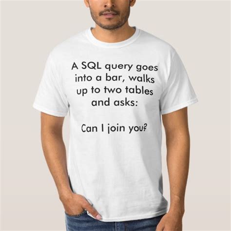 sql joke t shirt