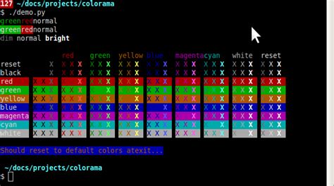 la satisfaction variable technique python color in console compétence