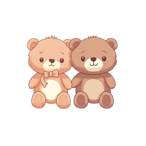 Two Teddy Bears Hugging Drawings