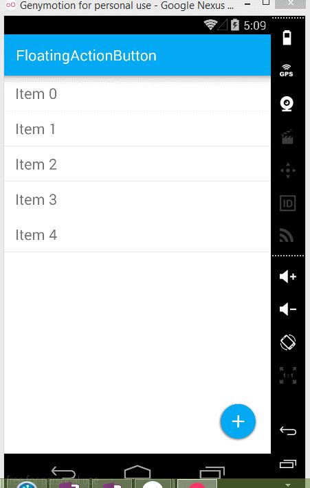 android floating action button fab tutorial my android solutions