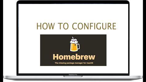 how to install or uninstall homebrew in mac youtube
