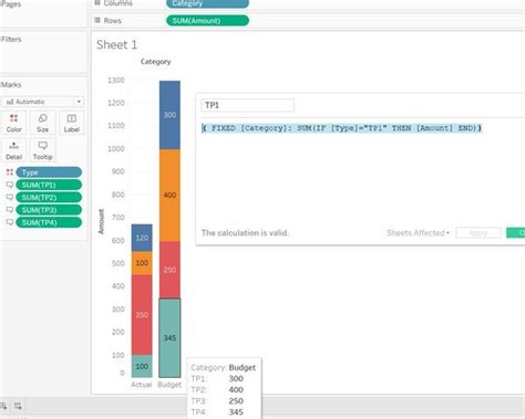 tool tip for stacked bar chart