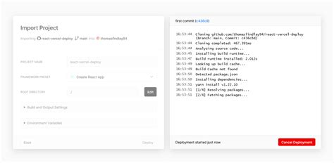 how to deploy a react app with vercel and github—a step by step guide