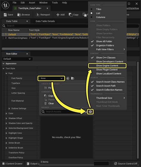 unreal engine での umg rich text block unreal engine 5 0 ドキュメント