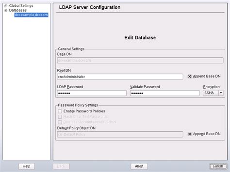 novell doc reference configuring an ldap server with yast
