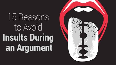 15 Reasons To Avoid Insults During An Argument
