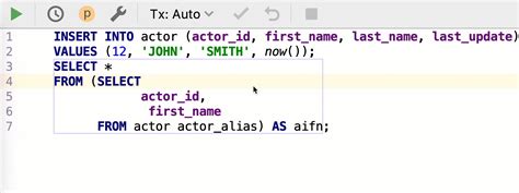 code refactoring datagrip documentation