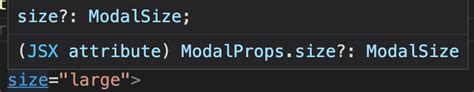 reactjs preview typescript literal types on react props using vscode