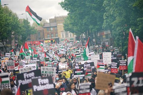 Thousands Of Pro Palestinian Activists Come Out To Protest In London
