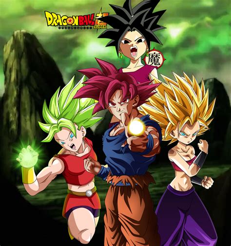 Goku Caulifla Kale And Kefla Wallpaper By Daimaoha A On Deviantart
