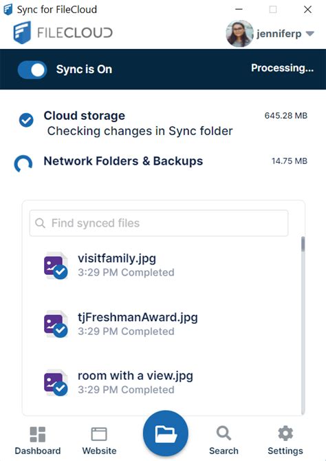 synchronizing files filecloud docs server