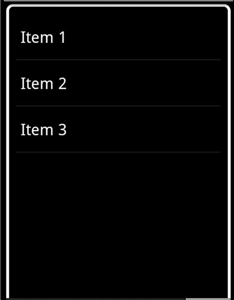 how to create rounded rectangle listview listactivity in