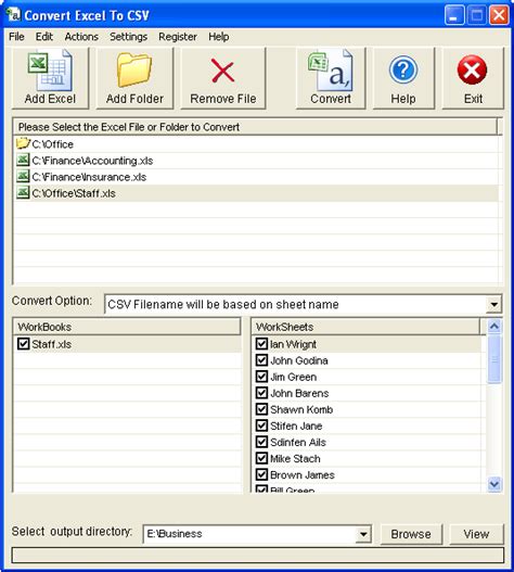 convert excel to csv download for free getwinpcsoft
