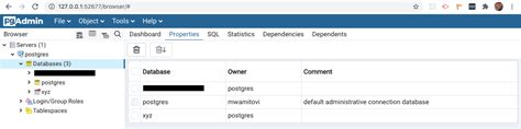 postgresql databases in psql don t show up in pgadmin4 stack overflow