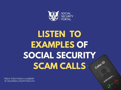 Examples Of Social Security Scam Calls 2021 Social Security Portal