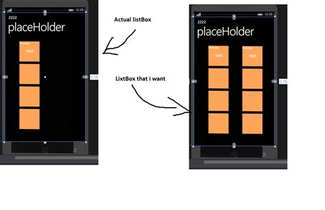 c wp 8 1 create multi column lixtbox stack overflow