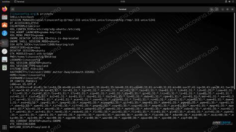 how to print environment variables on linux linux tutorials learn