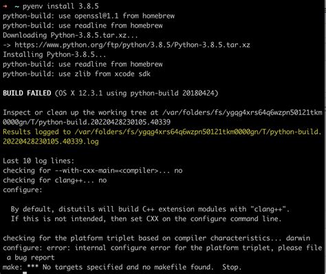 build failed os x 12 3 1 using python build 20180424 · issue 2343