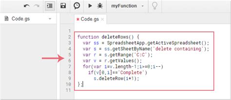 how to delete all rows containing specific text within a column in