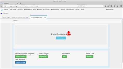 new patient portal has been brought into the development codebase