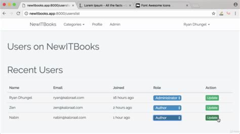 laravel multi user blogging platform with seo 2 projects