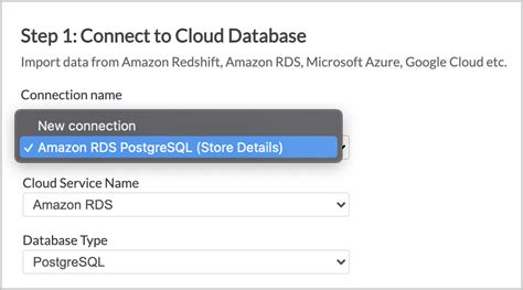 amazon rds postgresql l zoho analytics help