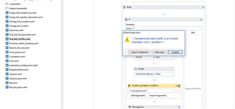 error hexadecimal value 0x00 is an invalid character line1 position 1