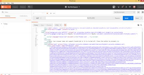 rest how to execute saml enabled url in postman client without using