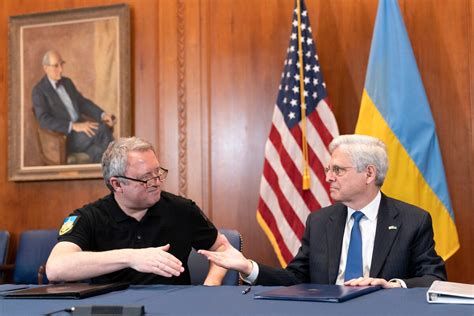 Garland Meets Ukrainian Counterpart Amid New Signs Of Russian