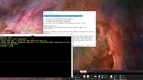 how to ssh into a server from windows youtube
