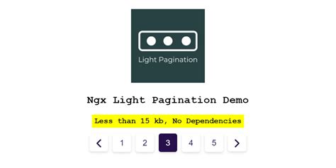 ngx light pagination npm