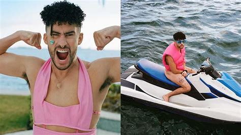 Bad Bunny Dons Mini Dress And Heels In New Campaign And Everyones Thirsty