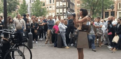 Performance Artist Invites People To Touch Her Privates Inside Her
