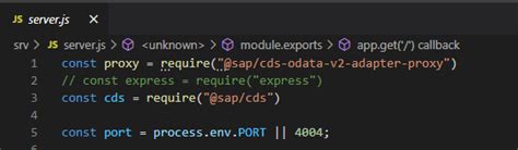 how to add odata v2 adapter proxy to your cap project sap blogs