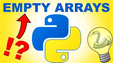 python numpy empty array youtube