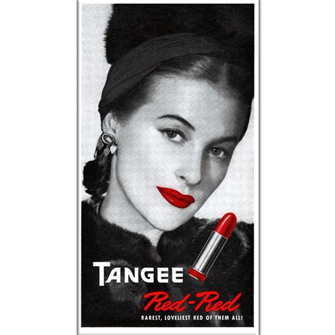 Vintage Tangee Red Red Lipstick Ad November 1941 Ladies Home
