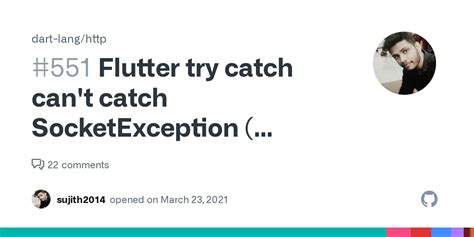 flutter try catch can t catch socketexception exception has occurred