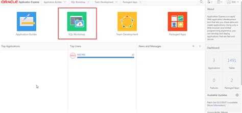 introduction to sql command tool in oracle apex experts